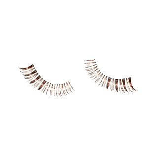 Dorisue Natural false eyelashes Brown Eyelashes 3D Light Color False Eyelashes Short Handmade lashes wispies Natural False Eyelashes Eye Makeup Fake Eyelashes 5 Pairs eyelashes pack