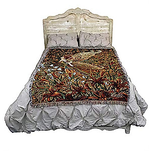 Pure Country Weavers Lily Fairy Blanket by Myles Pinkney - Gift Fantasy Tapestry Throw Woven from Cotton - Made in The USA (72x54)