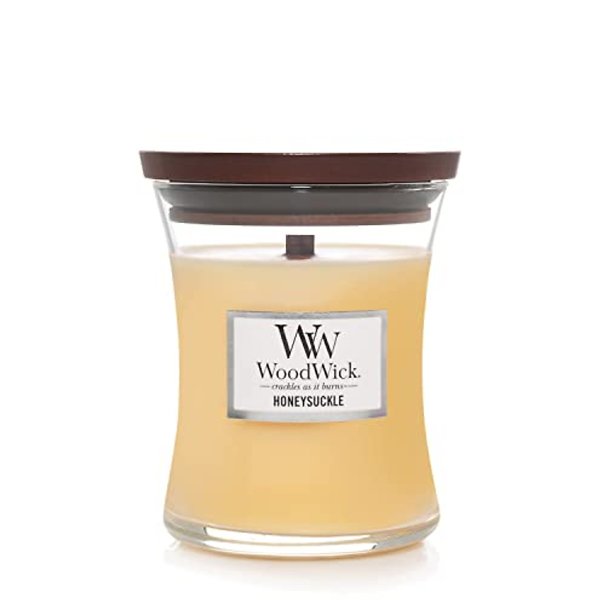 WoodWick Honeysuckle Medium Hourglass Candle, 9.7 oz.