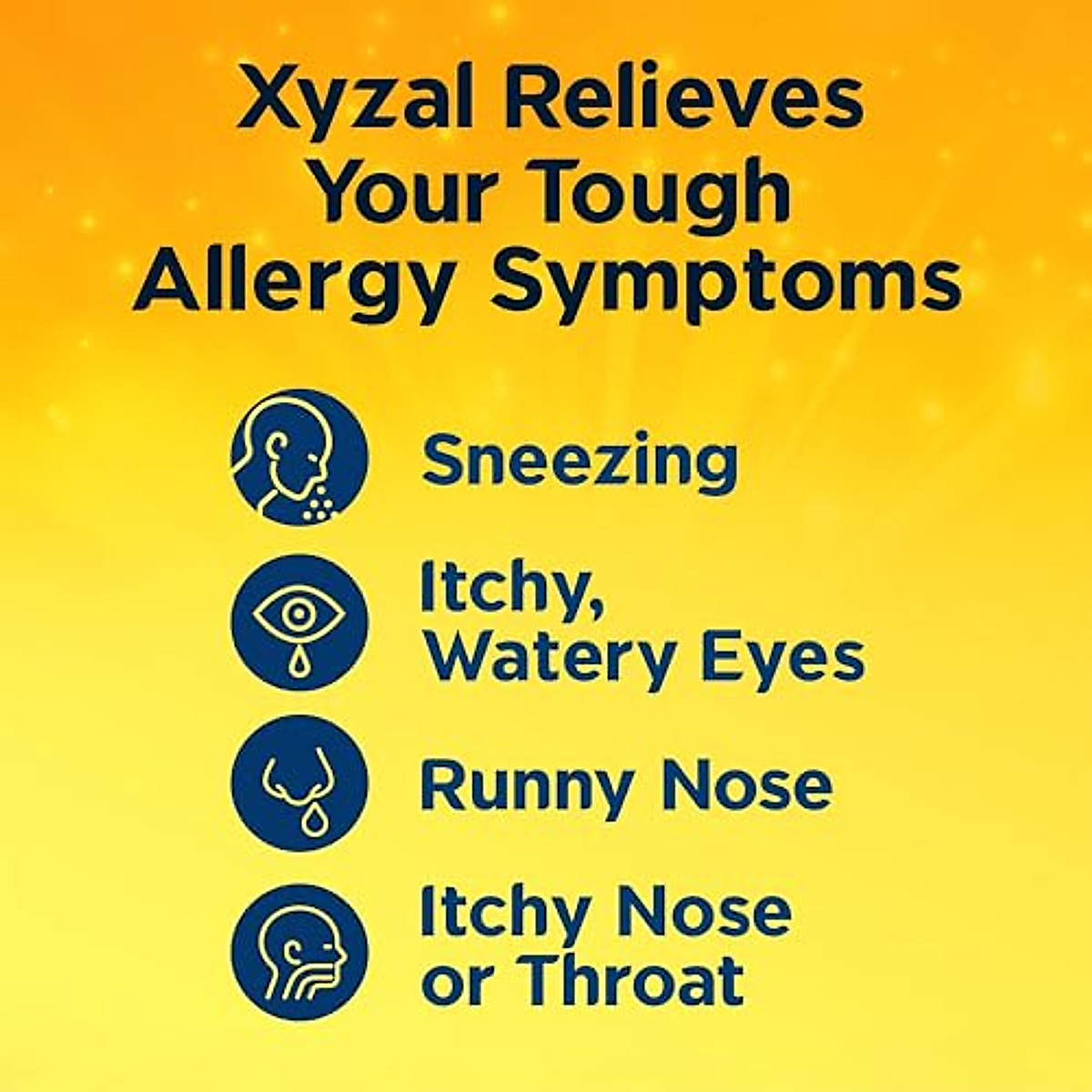 Xyzal Allergy Pills, 24-Hour Allergy Relief, 80-Count, Original Prescription Strength