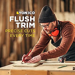 Router Bits for Woodworking - Pattern Flush Trim Router Bit Top & Bottom Bearing - 2-½” Cutter 3/4" Diameter - Premium C3 Carbide Cutters Router Bits - Wood Straight Router Bits 1/2 Shank - 14135