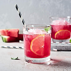 Whiskey Glasses 7oz,QAPPDA Clear Drinking Glasses,Old Fashioned Cockatail Glass Bourbon Glasses,Heavy Base Rocks Glasses For Juice,Beverages,Drinking Shot Glass Liqueue Glass Vodka Glass Cups 12 Pack