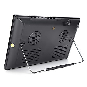 13 Inch Portable TV, 1080P ATSC Digital Car TV, Built-in Rechargeable Battery, ATSC Digital TV Tuner, USB, AV, U Disk, FM Radio, for Car, Travel, Camping, etc