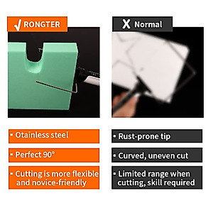 RONGTER 3 in 1 Hot Wire Foam Cutter kit, Foam Cutter Electric Styrofoam Cutting Tool 15W/ 6V, Heated Foam Carving Knife Kit with Cleaning Brush