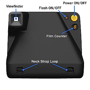 Polaroid Cameras Gen 2 Now I-Type Instant Film Camera, Film Photography, Print Instant Photo, Great As A Gift, Bundle with a Lens Cleaning Cloth