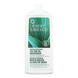 Desert Essence Tea Tree Oil Mouthwash 16 Fl Oz