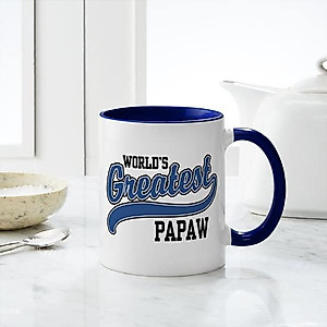 CafePress World's Greatest Papaw Mug Ceramic Coffee Mug, Tea Cup 11 oz