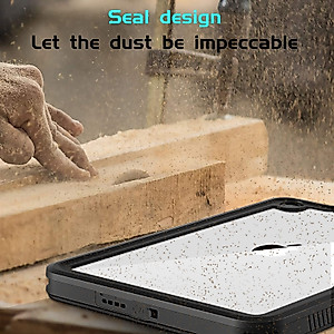 AICase iPad Mini 7 A17 Pro 2024 iPad Mini 6 2021 (6th Generation) 8.3 Inch Waterproof,Dustproof, Shockproof Case Cover with 360 Full-Body Protection with Lanyard for iPad Mini 8.3" 7th/6th Gen