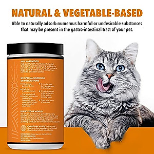 VetDtox 1qt Activated Charcoal Powder for All Kinds of Pets & Livestock, Dog, Cat, Chicken, Horses and More - for Diarrhea, Gas Relief, Liver Support