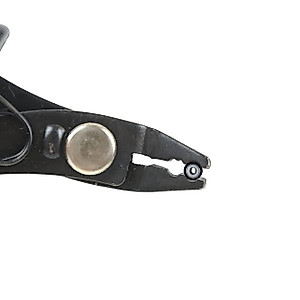 200 Pcs 3.0mm Hair Beads Silicone Lined Nano Rings Micro Links Beads for Hair Extensions Feather Extension (Black)