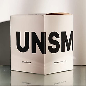 Patchouli Musk Vanilla Natural Soy Wax Candle, Aromatherapy Candle, Jar Candle, Best Gift for Any Occasion, 7 Oz (UNSMELLit)