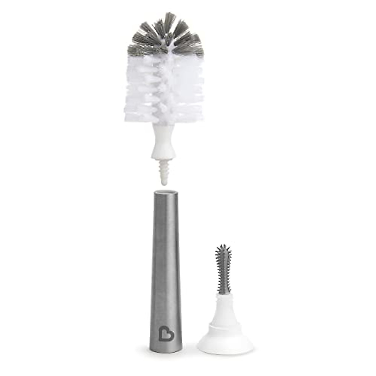 Munchkin® Shine™ Stainless Steel Bottle Brush and Refill Brush Head