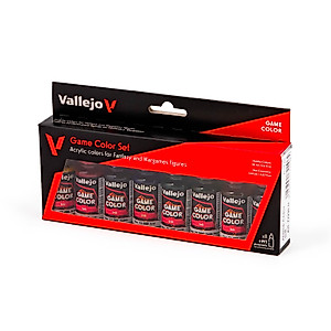 Vallejo Game Ink Paint Set (8 Color) Paint