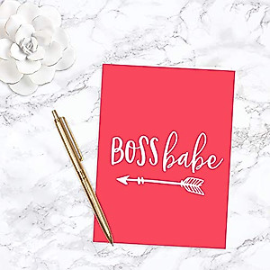 Canopy Street Female Empowerment Note Cards / 12 Everyday Feminist Boss Babe Encouragement Cards / 6 Feminine Positive Affirmation Designs / 4 5/8" x 6 1/4" Strong Women Friendship Greeting Cards
