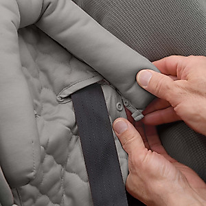 Travel Bug Baby & Toddler 2-in-1 Head Support Duo Head Support for Car Seats, Strollers & Bouncers (Grey/White)