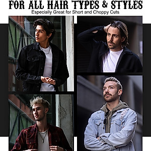 Fix Your Lid Styling Fiber for Men's Hair – High Hold and Low Shine with Matte Finish – Hair Fiber for all Mens Hair Types & Styles - Easy To Wash Out - 1.7 Oz