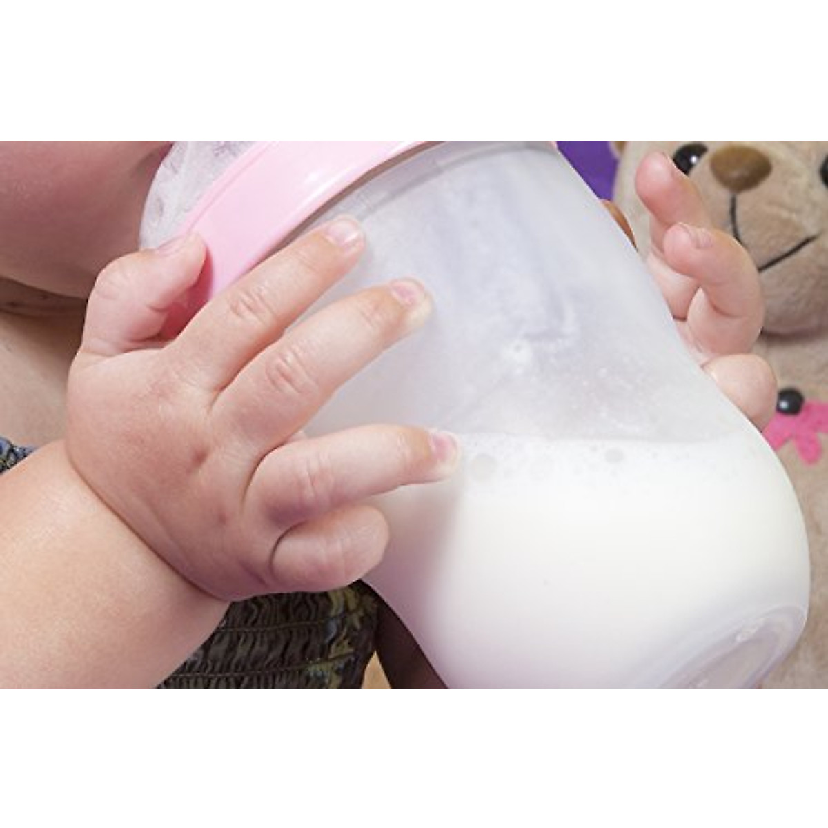 Comotomo Natural Feel 8oz. Bottle, 4 Pack - Pink