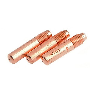Forney 60164 Contact Tip for Mig Welding, Hobart or Miller, .023/.025, 3-Pack,Copper