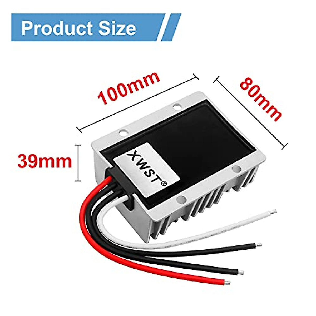 XWST DC 12V 24V Step Down to 5V 40A 200W Converter Voltage Reducer, 5Volt regulator Waterproof DC/DC Buck Transformer Power Supply