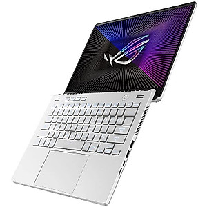 EXCaliberPC 2023 ASUS ROG Zephyrus G14 GA402XZ-CS94 Pro Extreme (AMD Ryzen 9 7940HS, 32GB RAM, 2TB NVMe SSD, RTX 4080 12GB, 14" QHD+ 165Hz, Windows 11) Anime Matrix Gaming Notebook - Moonlight White