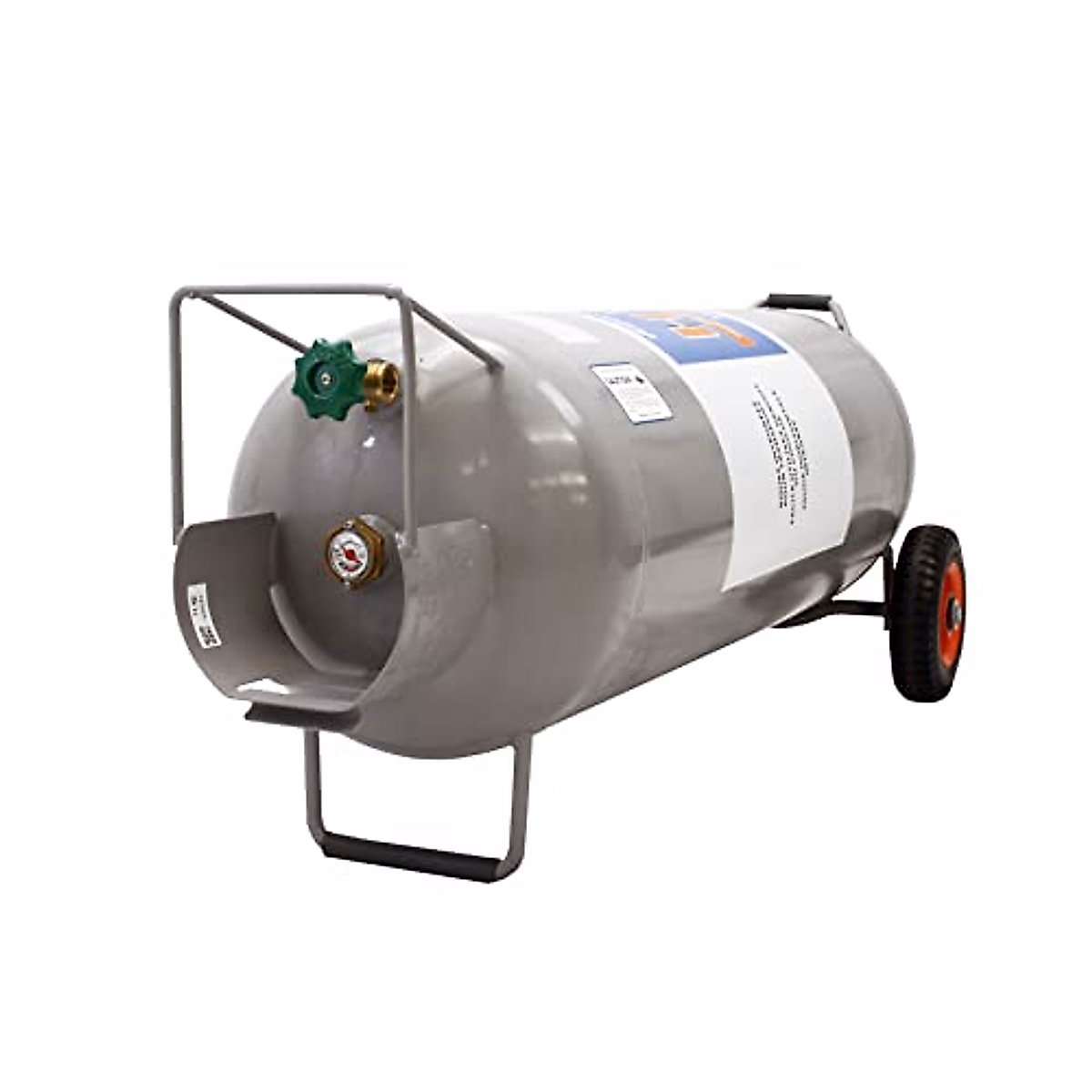 Flame King YSN100HOGb 100 LB Pound Horizontal & Vertical Propane Cylinder Pol Valve, Gray