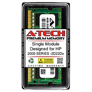 A-Tech 4GB RAM for HP 2000 Series -2D22DX | DDR3 1600MHz SODIMM PC3-12800 204-Pin Non-ECC Memory Upgrade Module