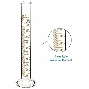 BioRing Alcohol Hydrometer 0-100% Accurate Meter for Whiskey Moonshine Distill Test Jar (Wood Box+Glass jar)