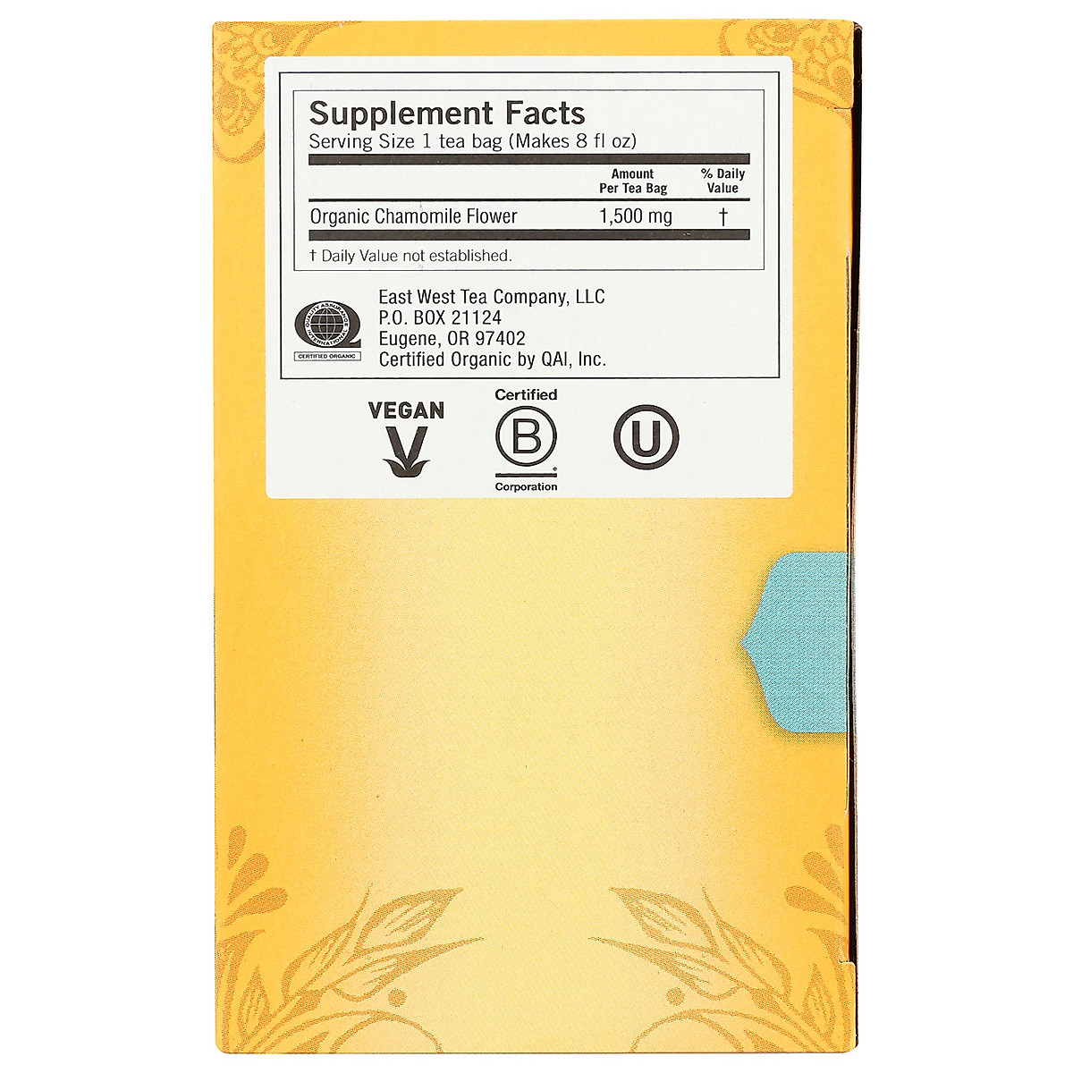 Yogi Tea, Chamomile, 16 Count, Packaging May Vary