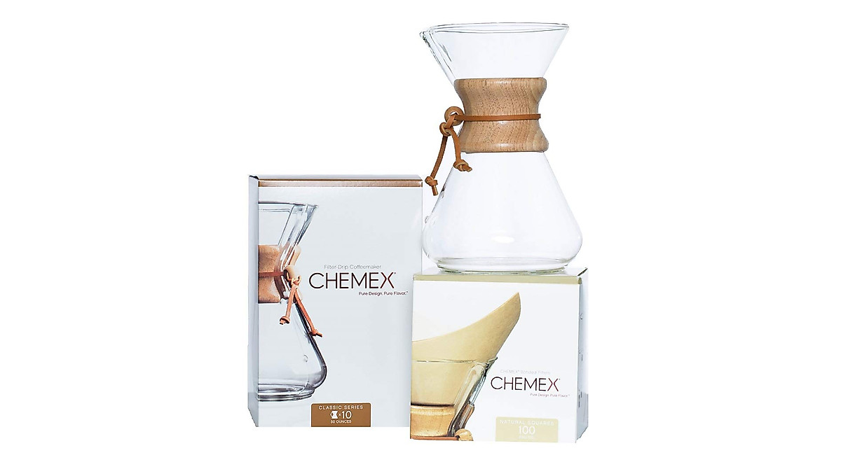 Buy Chemex Bundle - 10-Cup Classic Coffee Maker Set