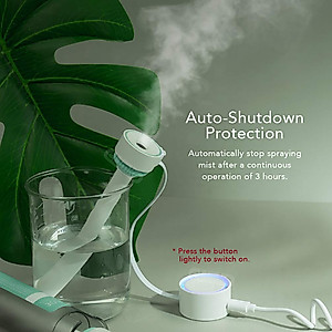 Humidifier USB Portable Ultrasonic Mist Maker Cool Air Mini Humidifiers For Car Office Home Travel