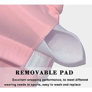 Dragon Fit Sports Bra for Women Longline Padded Bra Yoga Crop Tank Tops Fitness Workout Running Top (Medium, Pink)