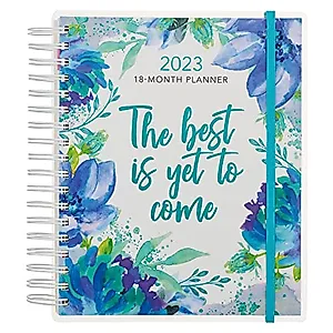 Inspirational 18 Month Planner 2023 The Best is Yet to Come Personal Organizer Daily Weekly Agenda Planner for Women, Elastic Closure Aug 2022-Jan 2024
