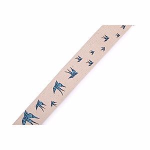 Levy's Leathers 2" Cotton Guitar Strap with Decorative Print and Suede Ends. Tri-glide adjustable to 65" (MC8U-006)