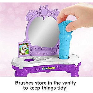 Fisher-Price Little People – Disney Princess Get Ready with Rapunzel, 10-Piece Pretend playset for Toddlers and Preschool Kids Ages 18 Months to 5 Years