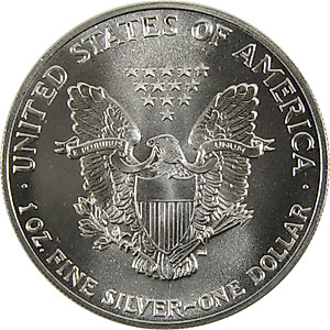 1989 American Silver Eagle BU Brilliant Uncirculated Bullion $1 Coin