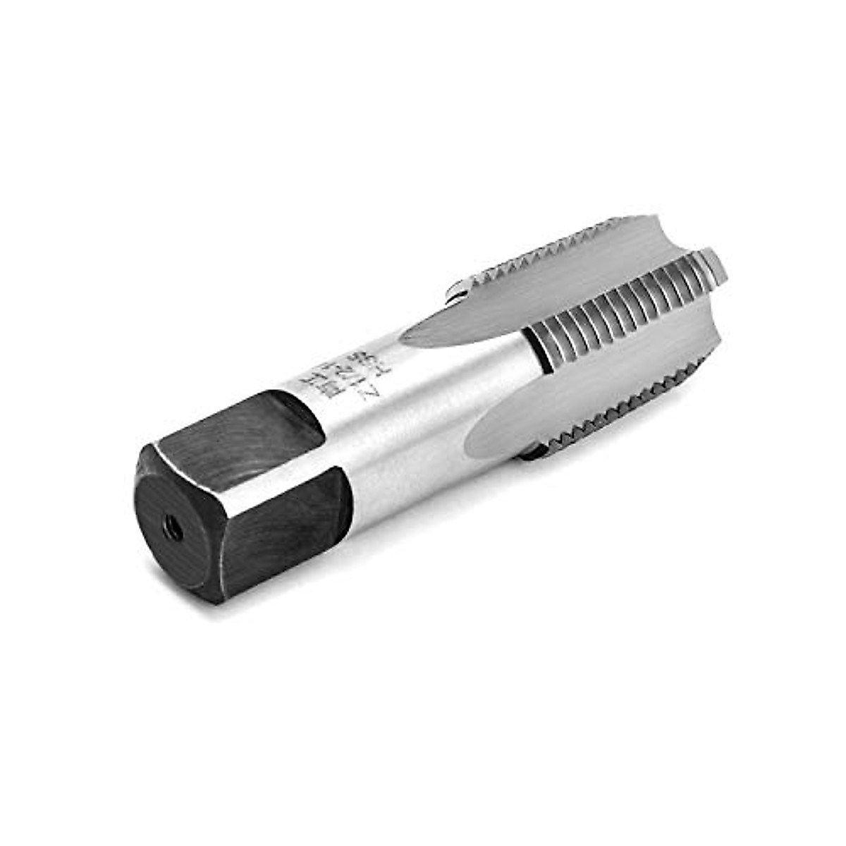 QWORK 1/2" - 14 NPT Pipe Tap, Carbon Steel, for Clean and Re-thread Damaged or Jam Pipe Threads