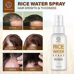Rice Water for Hair Growth, Hair Growth Serum with Rosemary Oil, Rice Water Spray for Women and Men