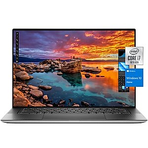 Newest Dell XPS 15 9500 Elite Laptop, 15.6" FHD+ 500 Nits Display, Intel Core i7-10750H, GTX 1650Ti, 32GB RAM, 1TB SSD, Webcam, Backlit Keyboard, Fingerprint Reader, WiFi 6, Thunderbolt, Win 10 Home
