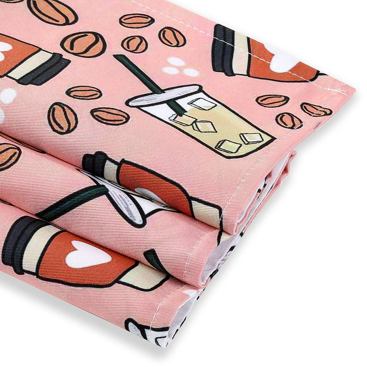 Plum Hill Coffee Server Waist Apron - Waitress Apron with 3 Pockets - Cute Half Apron for Baristas Cleaning Vendors and Teachers - Waitress Accessories