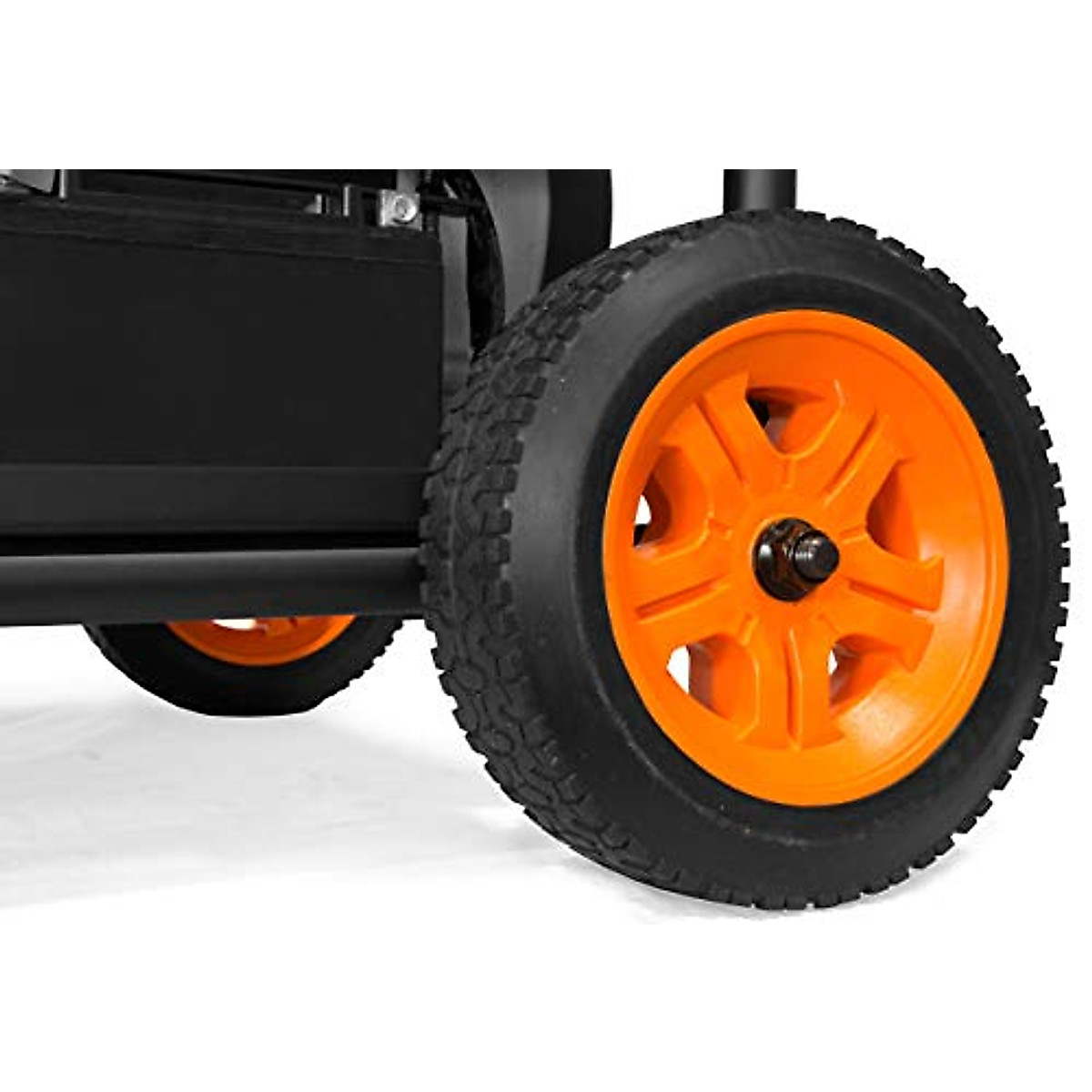 WEN 56475 4750-Watt Portable Generator with Electric Start and Wheel Kit, Yellow and Black