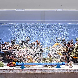 Quickun Aquarium Air Stone Bubble Wall Tube Oxygen Diffuser Bar Decor Accessory for Fish Tank 7 Inch Length,2PCS