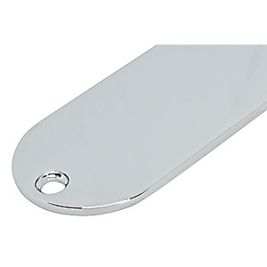 Tele Control Plate .080" thickness NO HOLE - Chrome - screws not included