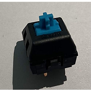jlh Kaihua Blue Switch 3 Pin Keyswitch- Gaoteron& Cherry MX Equivalent DIY Replaceable Switches for Mechanical Gaming Keyboard(65PCS, Blue MX)