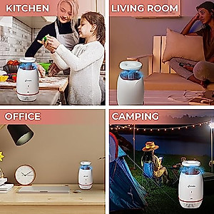 JIVARA's Professional Electric Bug Zapper Indoor | Powerful 1800V, Outdoor Mosquito Zapper, Waterproof Outdoor Fly Zapper, Insect Trap, Mosquito Killer for Patio | 1/2 Acre Coverage Mosquito Trap