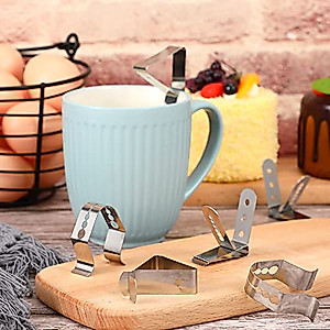 12 Pieces Meat Thermometer Probe Clip Holder Three-Hole Barbecue Probe Clip 3 Styles Grill Thermometer Clip Holder for BBQ Oven Grill Ambient Thermometer Temperature Reading