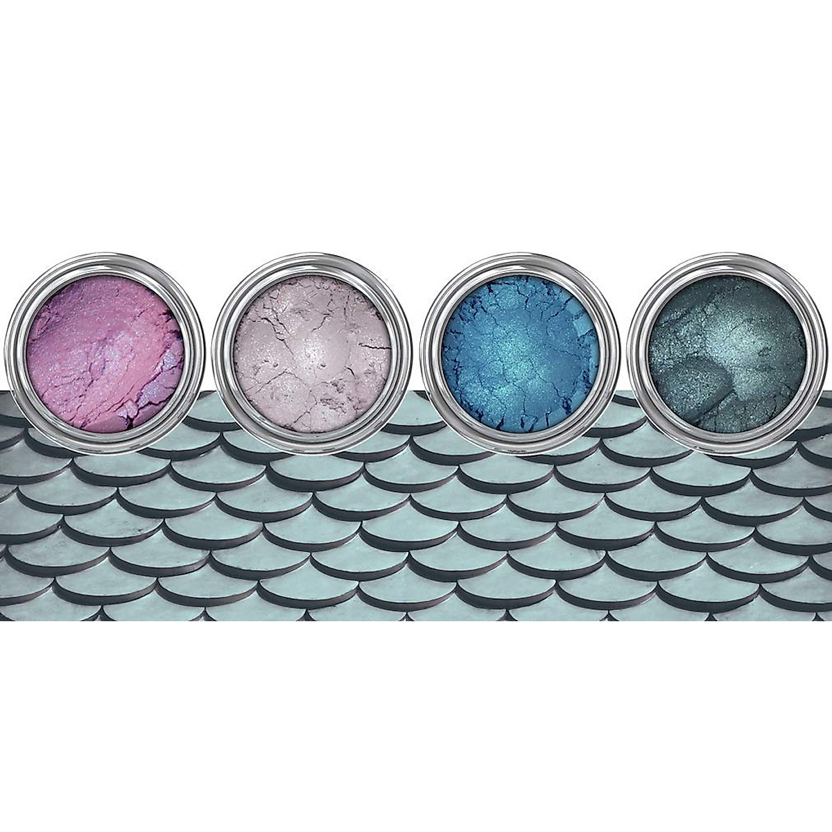 Concrete Minerals Eyeshadow, Silky- Smooth and Highly Pigmented, Longer-Lasting With No Creasing, 100% Vegan and Cruelty Free, Handmade in USA, 8 Grams Loose Mineral Powder (Mermaid)