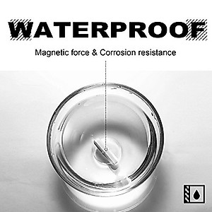 Yizerel 10pcs PTFE Magnetic Stirrer Mixer Stir Bar Spinbar White Color