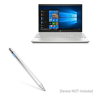 BoxWave Stylus Pen Compatible with HP Pavilion (15-CS0051) (15.6 in) - AccuPoint Active Stylus, Electronic Stylus with Ultra Fine Tip for HP Pavilion (15-CS0051) (15.6 in) - Metallic Silver