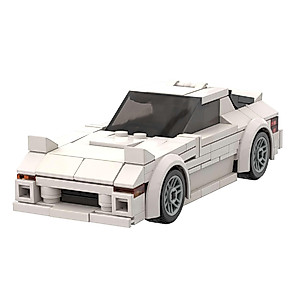 BeeEtMoc 197pcs MOC Speed Champions Racing Car Sports Model Garage Sets Building Blocks Famous Racers City Vehicle Technique DIY Bricks Toys(M10127)