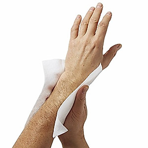 Medline ReadyBath LUXE Body Cleansing Cloth Wipes, Fragrance Free, Extra Thick Wipes (8 Count Pack, 24 Packs)